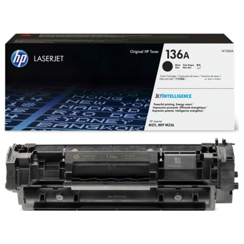 HP 136A Black (W1360A) Original LaserJet Toner Cartridge - Fgee Technology